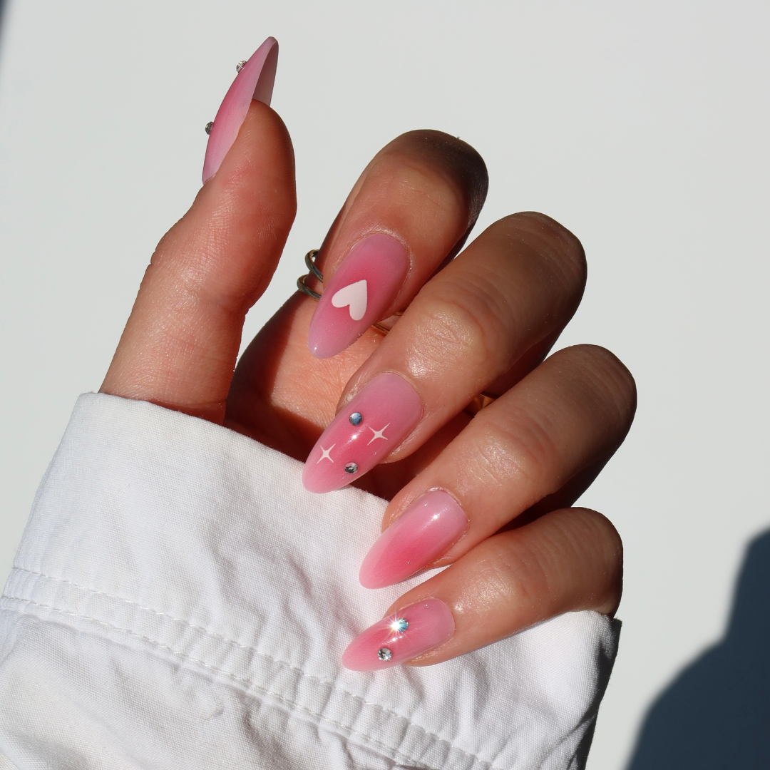 La La La Press-On Nails – Glowie By Her